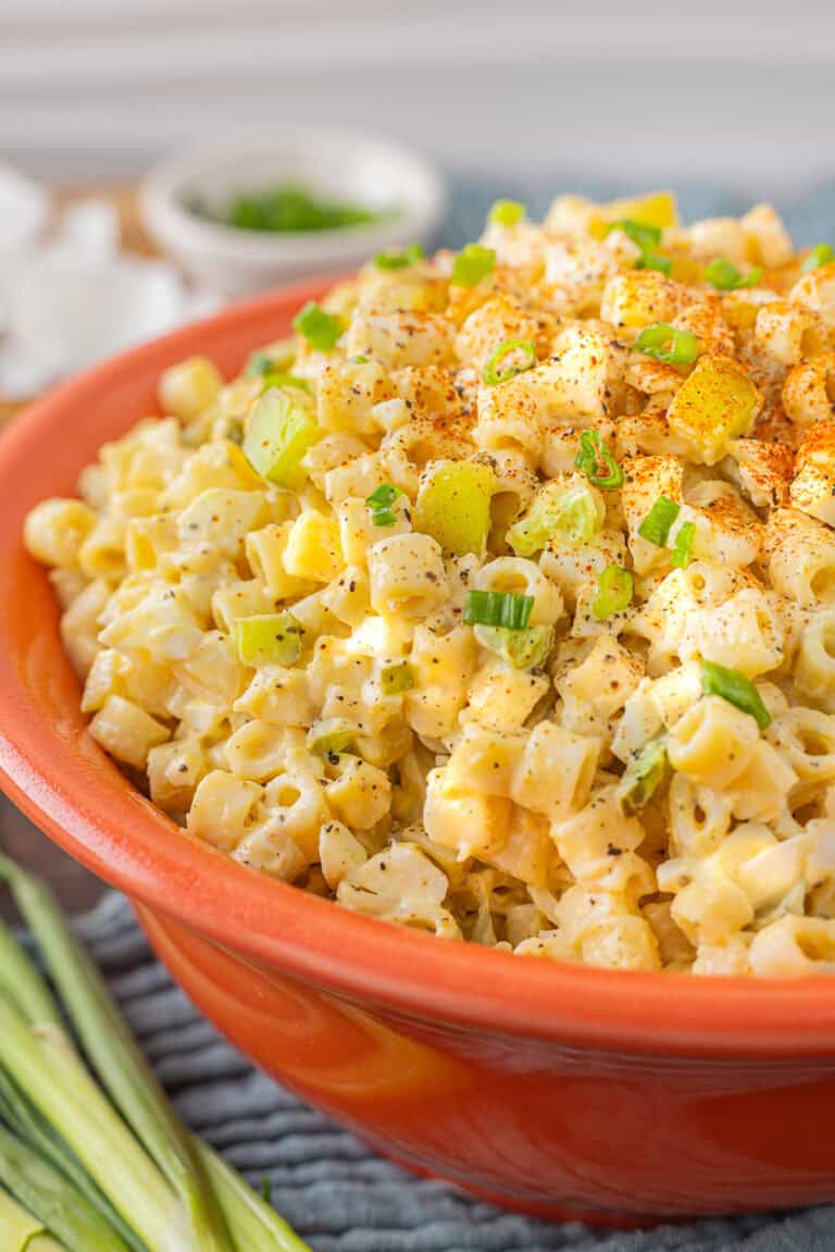 Deviled Egg Pasta Salad l Kitchen Fun With My 3 Sons