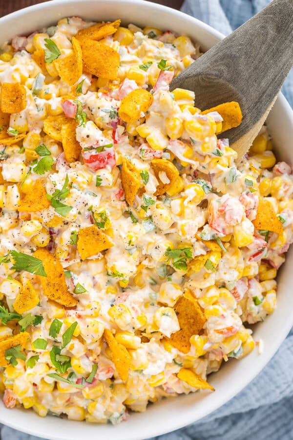 Easy Frito Corn Salad l Kitchen Fun With My 3 Sons